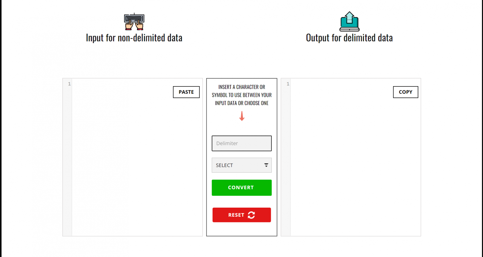 Delimeter Online: A Simple and Efficient Tool for Delimiting Data ...